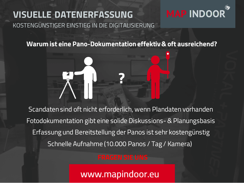 Visual data capture for your entry into digitisation | MAP INDOOR